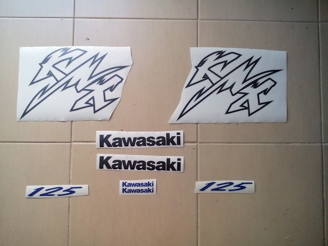 Nalepnice za motore Kawasaki KMX 125