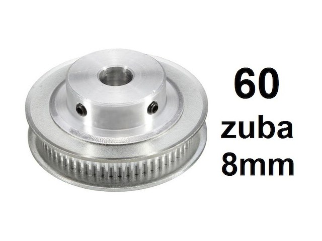 Remenica GT2 - 60 zuba - 8mm rupa