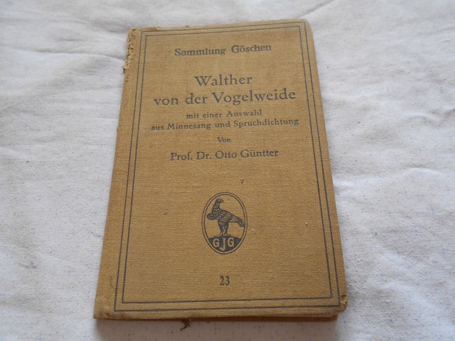 Walther von der Vogelweide,S.Goschen, 1927.