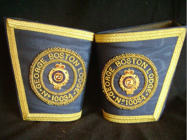 Masonske narukvice George Boston loza No 10034