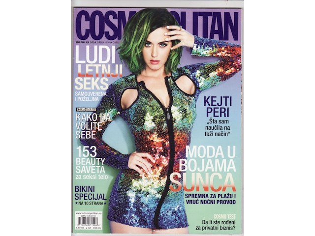 COSMOPOLITAN časopis za žene 2014 KATY PERY