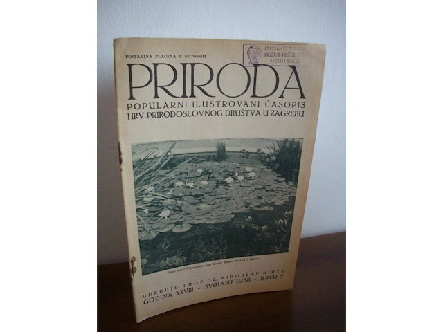 PRIRODA, Popularni ilustrovani časopis, 1938, broj 5