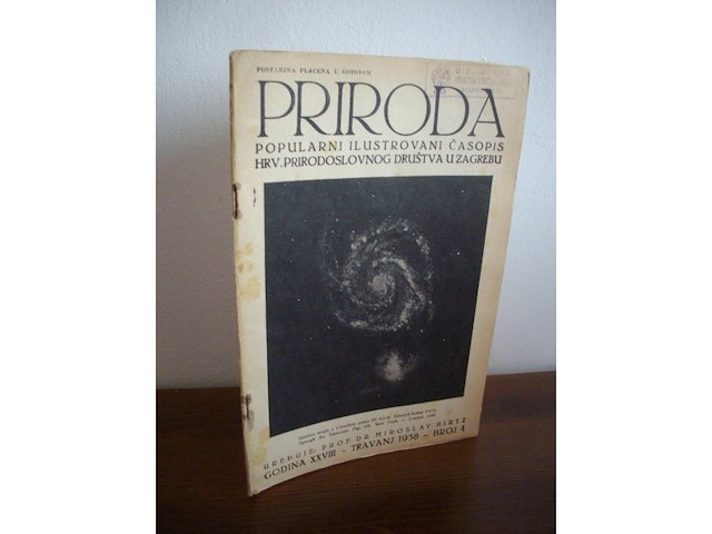 PRIRODA, Popularni ilustrovani časopis, 1938, broj 4