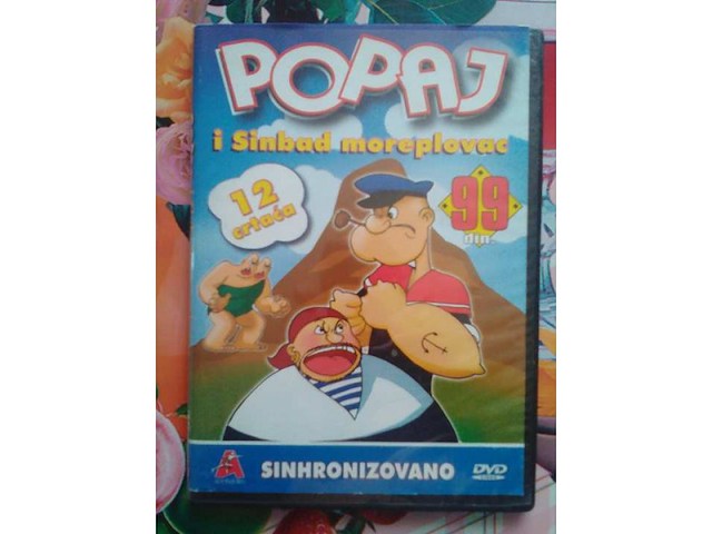 DVD CRTANI FILM - MORNAR POPAJ I SINBAD MOREPLOVAC