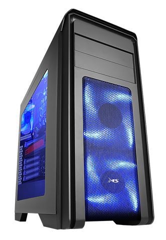 CASE MS FALCON BLUE led fans PRO gaming kuÄ‡iÅ¡te