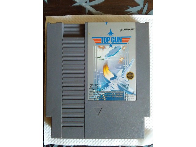 nintendo nes top gun ispravna sa slika