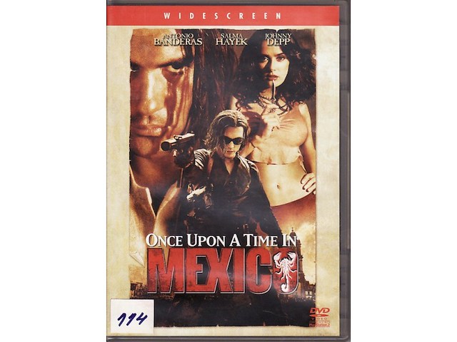 ONCE UPON A TIME IN MEXICO - dvd flm