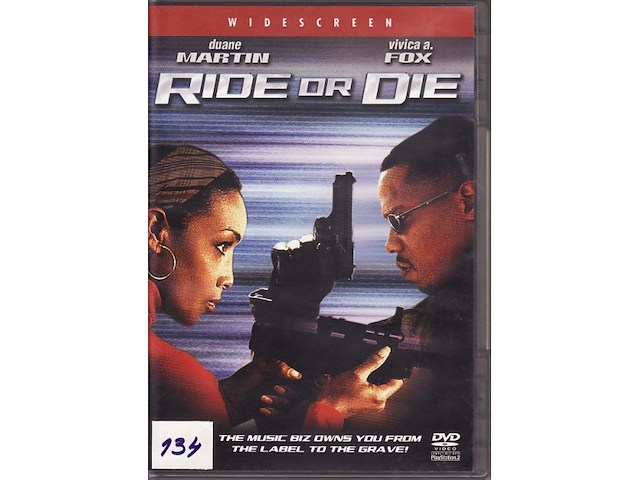 RIDE OR DIE - dvd film