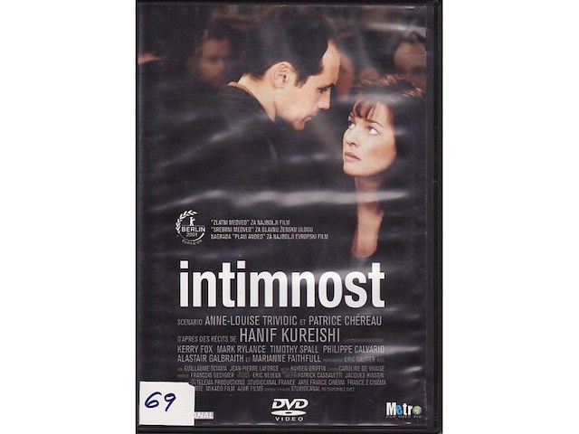 INTIMNOST - dvd film