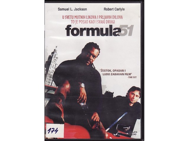 FORMULA 51 - dvd film