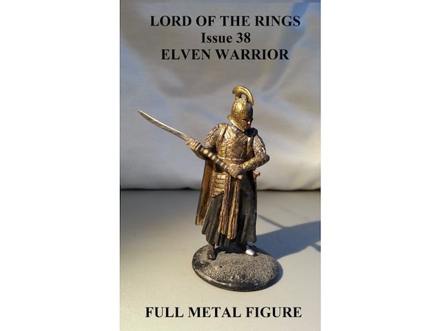 Lord of the Rings br.38 Elven Warrior FULL METAL FIGURA