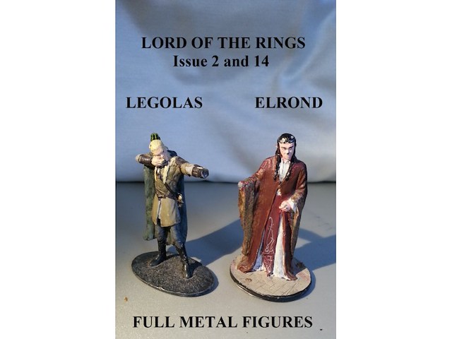 Lord of the Rings br.2 i 14 Legolas FULL METAL FIGURE