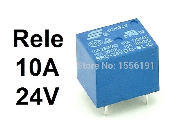 Rele - 24V DC - 10A - SRD-24VDC-SL-C