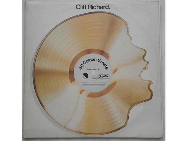 CLIFF  RICHARD  -  2LP  40  GOLDEN  GREATS.