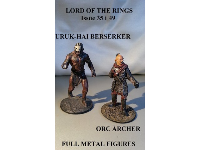 Lord of the Rings br.35 i 49 Orcs FULL METAL FIGURA