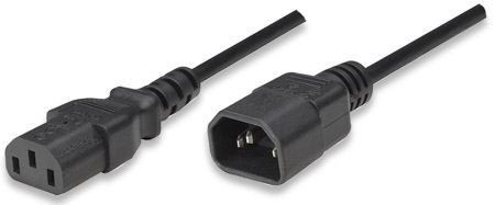MH Cable, Power External, C14-Male/C13-Female, 1.8m