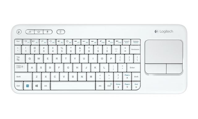 TAST. LOGITECH K400 Plus Wireless Touch White