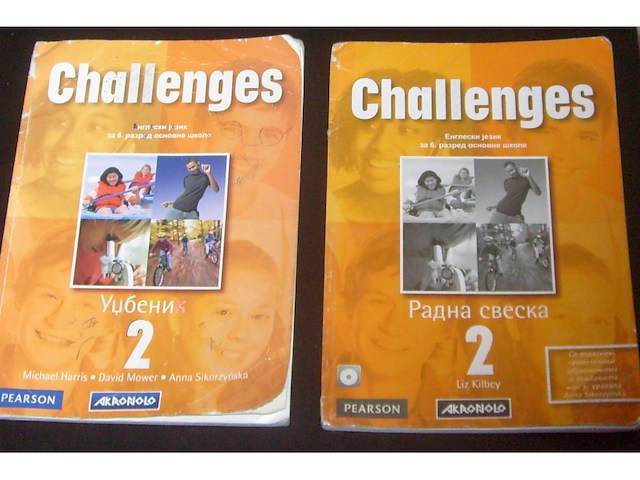 Challenges 2 udzbenik i radna sveska  6.razred