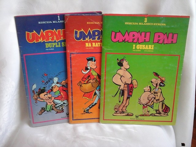 Umpah pah 1, 2 i 3 Gošini Uderzo edicija klasici stripa