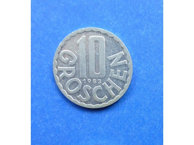 Kovanica 10 groschen Austrija 1983.