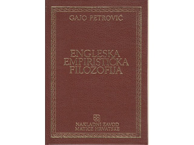 ENGLESKA EMPIRISTIČKA FILOZOFIJA / perfekTTTTTTTT