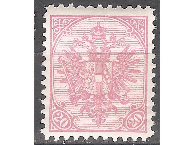 1900 - BiH Redovne marke 20 hel MH  z.10 1/2 kat.170e