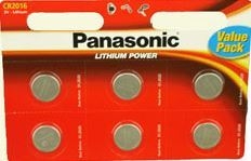 Panasonic baterije Litijum CR-2016 L/6bp