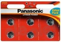 Panasonic baterije Litijum CR-2025 L/6bp