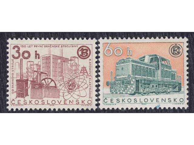 Čehoslovačka 1964 Michel #1501-1502, čisto (**)