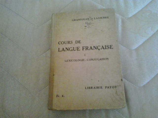 Cours de langue francaise, iz 1941.godine