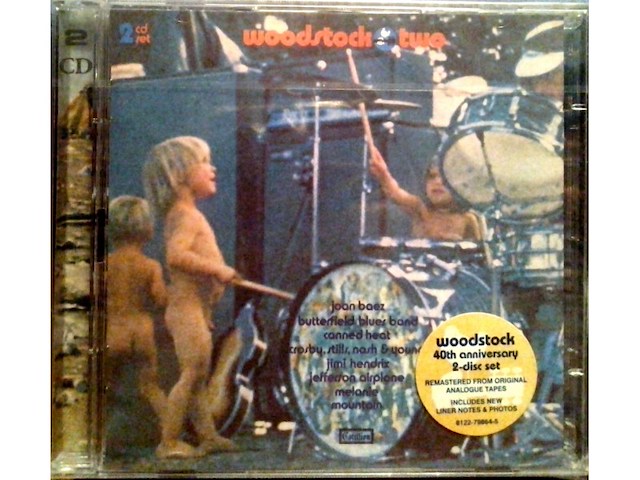 WOODSTOCK TWO 2CD - HENDRIX,JEFFERSON E.,CROSBY,,,,,,,