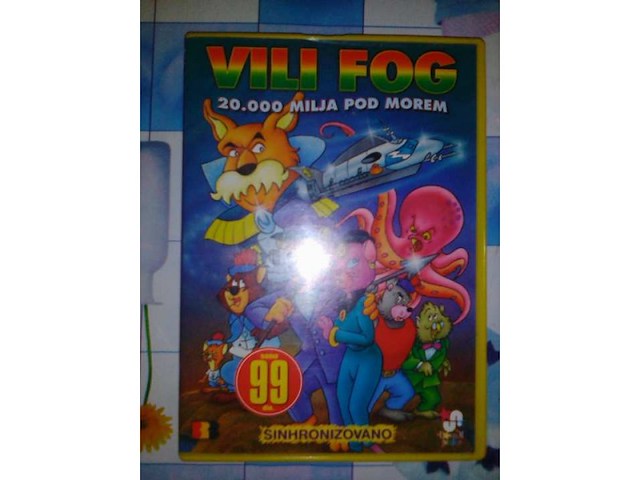 DVD CRTANI FILM - VILI FOG 20.000 MILJA POD MOREM