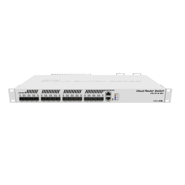 MikroTik CRS317-1G-16S+RM L3 upravljiv svič 16 x SFP/SFP+ slotova + 1 x 10/100/1000Mbps RJ-45, CPU 800MHz, 1GB RAM, PoE in, VPN ruter / firewall, 19" rackmount, redudantno napajanje, SwOS/RouterOS L6