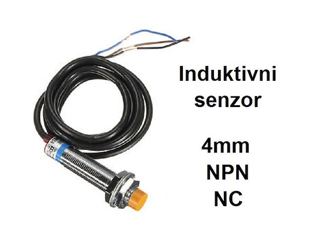 Induktivni senzor - LM12 - 4mm - NPN - 6-36VDC - NC