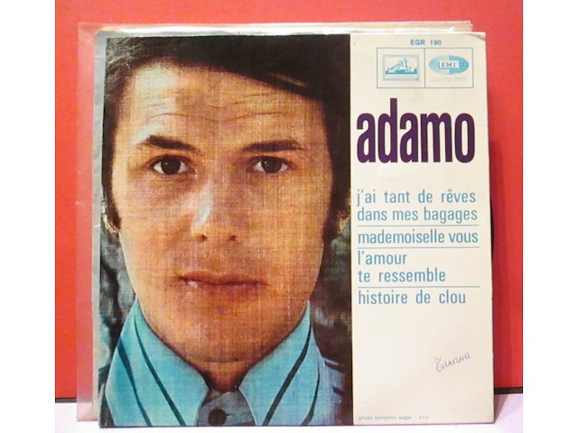 ADAMO - J` ai tant de reves dans mes bagages