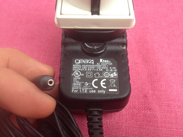 Ktec Gear4 adapter 5V 2A ORIGINAL + GARANCIJA!