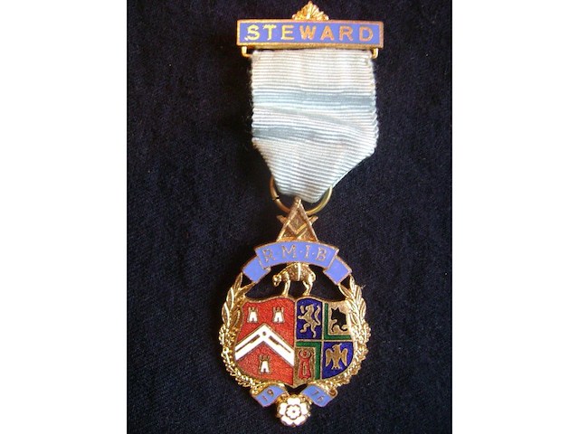 Masonska medalja Steward 1976