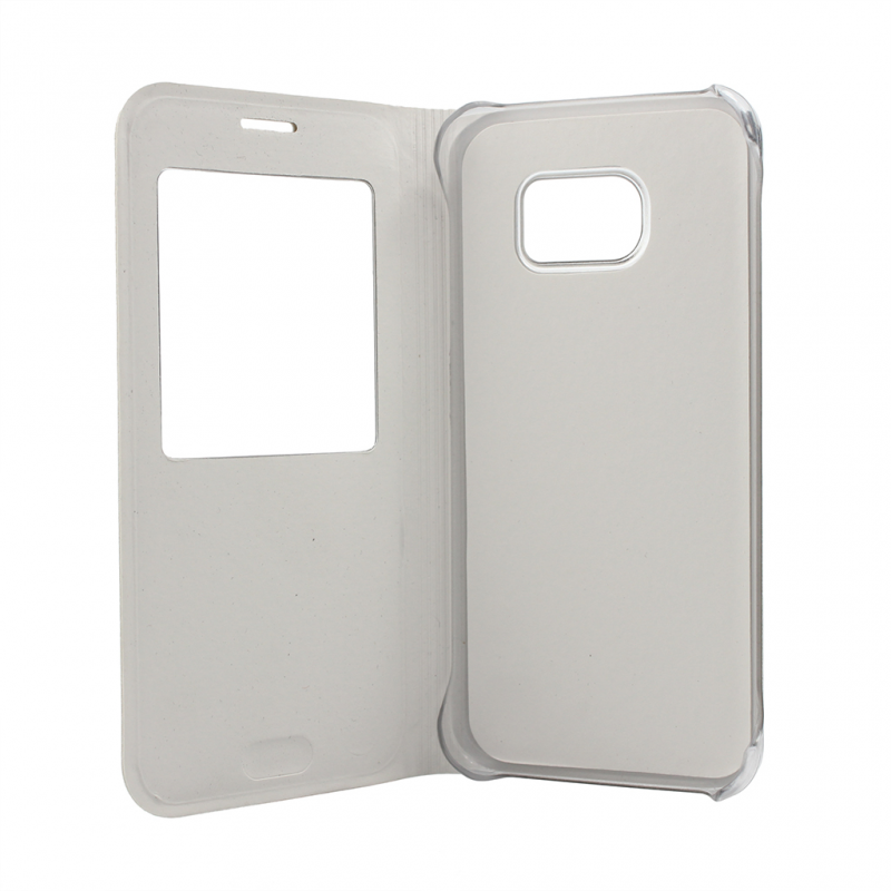 Torbica Flip Cover view za Samsung G930 S7 bela