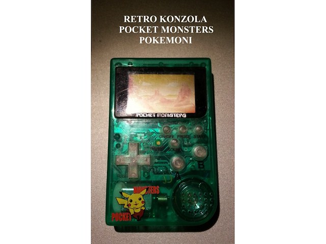 LCD Konzola Pocket Monsters Pokemoni RARITET