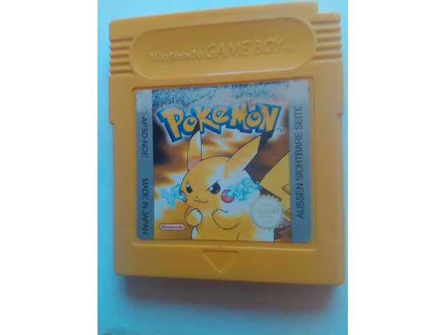 nintendo game boy igrica pokemon pika ispravna sa slika