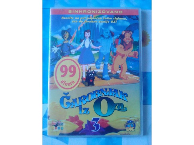 DVD CRTANI FILM - CAROBNJAK IZ OZA 3