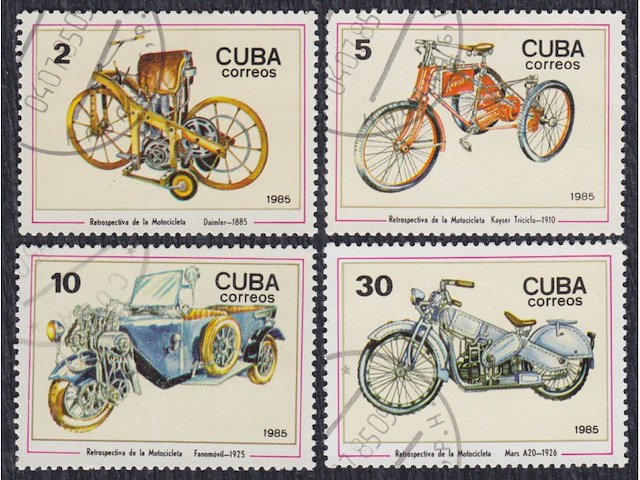 Kuba 1985 Motorcikli, poništeno (o)
