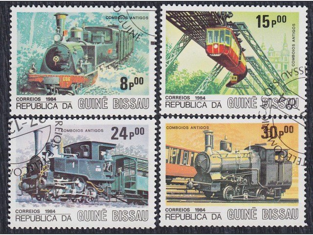 Gvineja Bisao 1984 Lokomotive, poništeno (o)