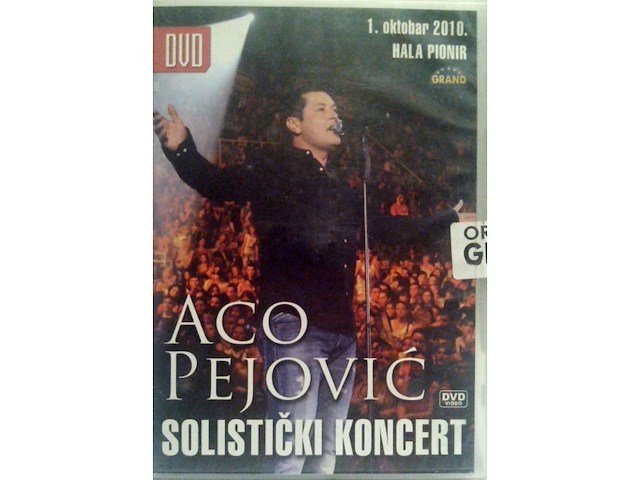 ACO PEJOVIĆ - SOLISTI KI KONCERT DVD 2010 PIONIR