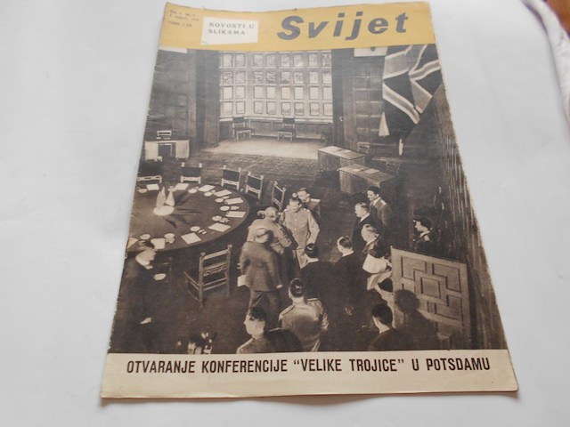 Svijet, poratni list za promociju Britanije ,br. II/16