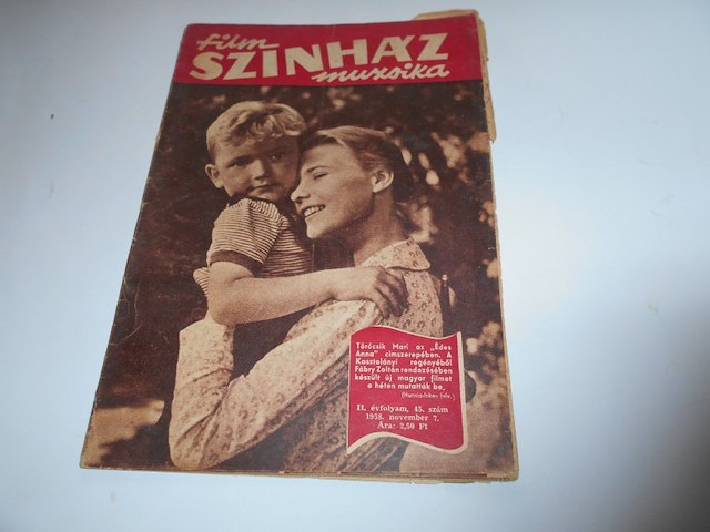 Film, szinhaz, muzsika,No.45/7.11.1958.,mađarski čas.