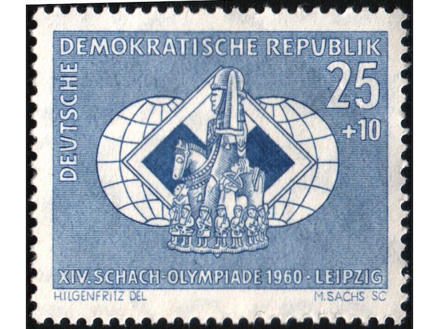 kt190r, 19 sep1960 DeutscheDR Mi788 ** 1/3