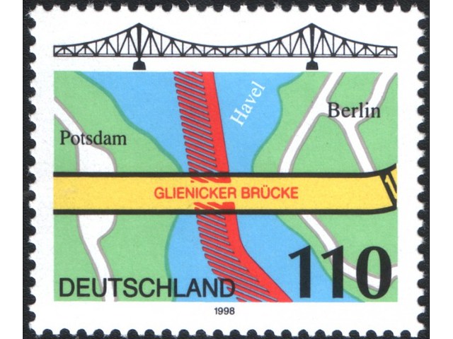 kt184p, 22 jan1998. DeutschlandBR Mi1967 ** 1/1