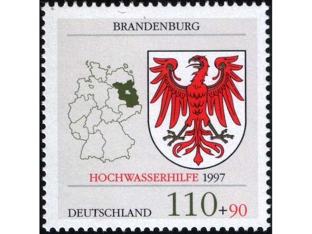 kt183x, 19 aug1997. DeutschlandBR Mi1941 ** 1/1