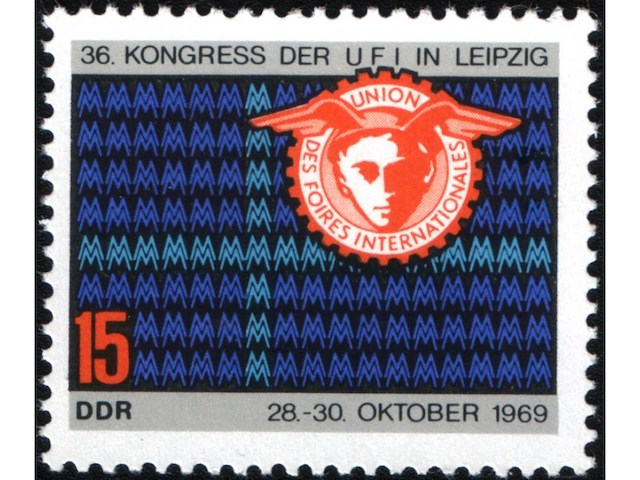 kt194f, 28 okt1969 DeutscheDR Mi1516 ** 1/2